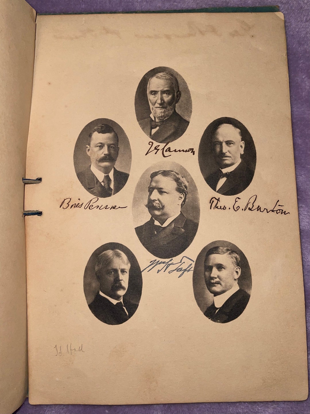 William Taft, James S. Sherman | Presidential Signatures With Photos ...