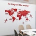 World Map , 3D Map , Anniversary Gift , Mother's Day , Wall Art , Home ...