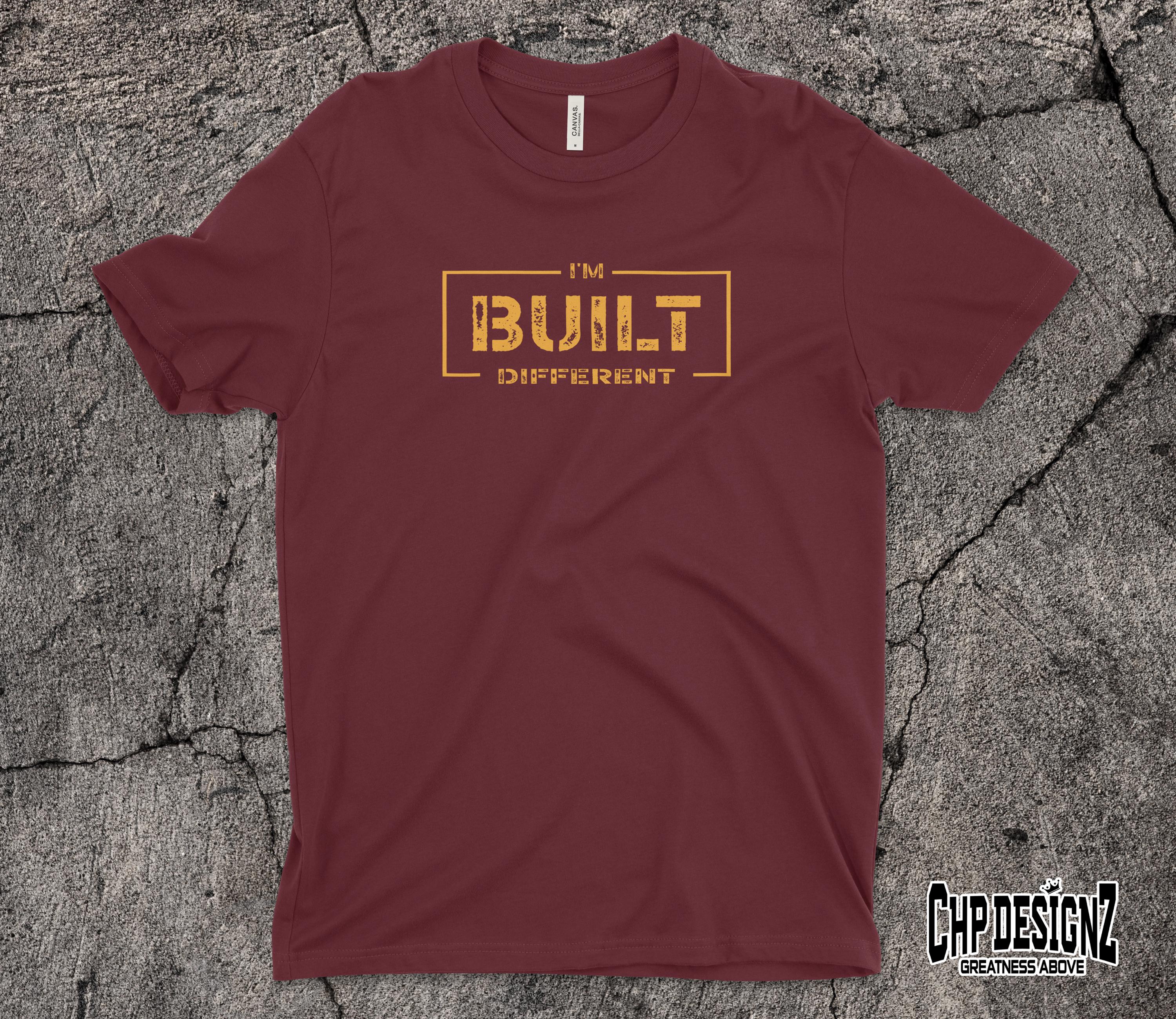 Built Different T-shirt, I'm Built Different Shirt, Motivational Tee ...