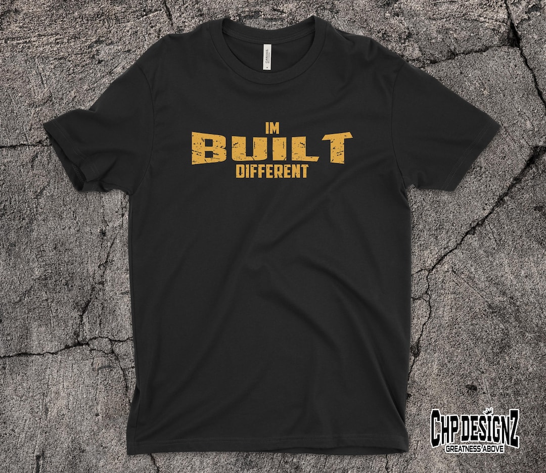 IM BUILT DIFFERENT T-shirt | Motivational Shirt for Athletes | Fitness ...