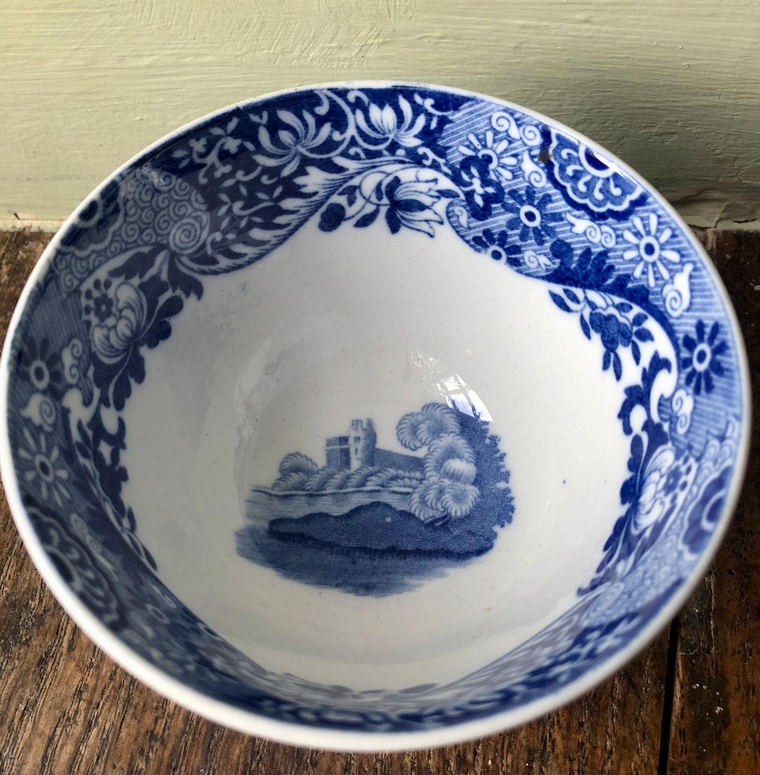 Copeland Spode’s Italian Blue and White Sugar Bowl - Etsy