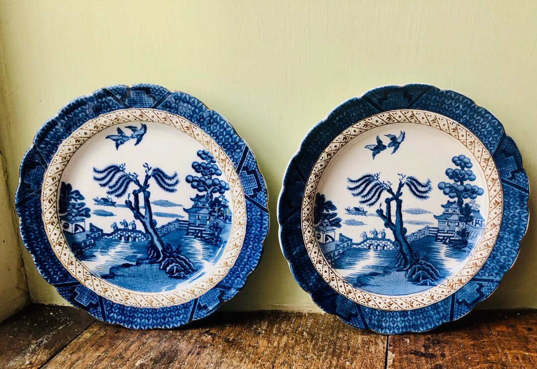 Booths “real Old Willow” Side Plates 9072 - Etsy
