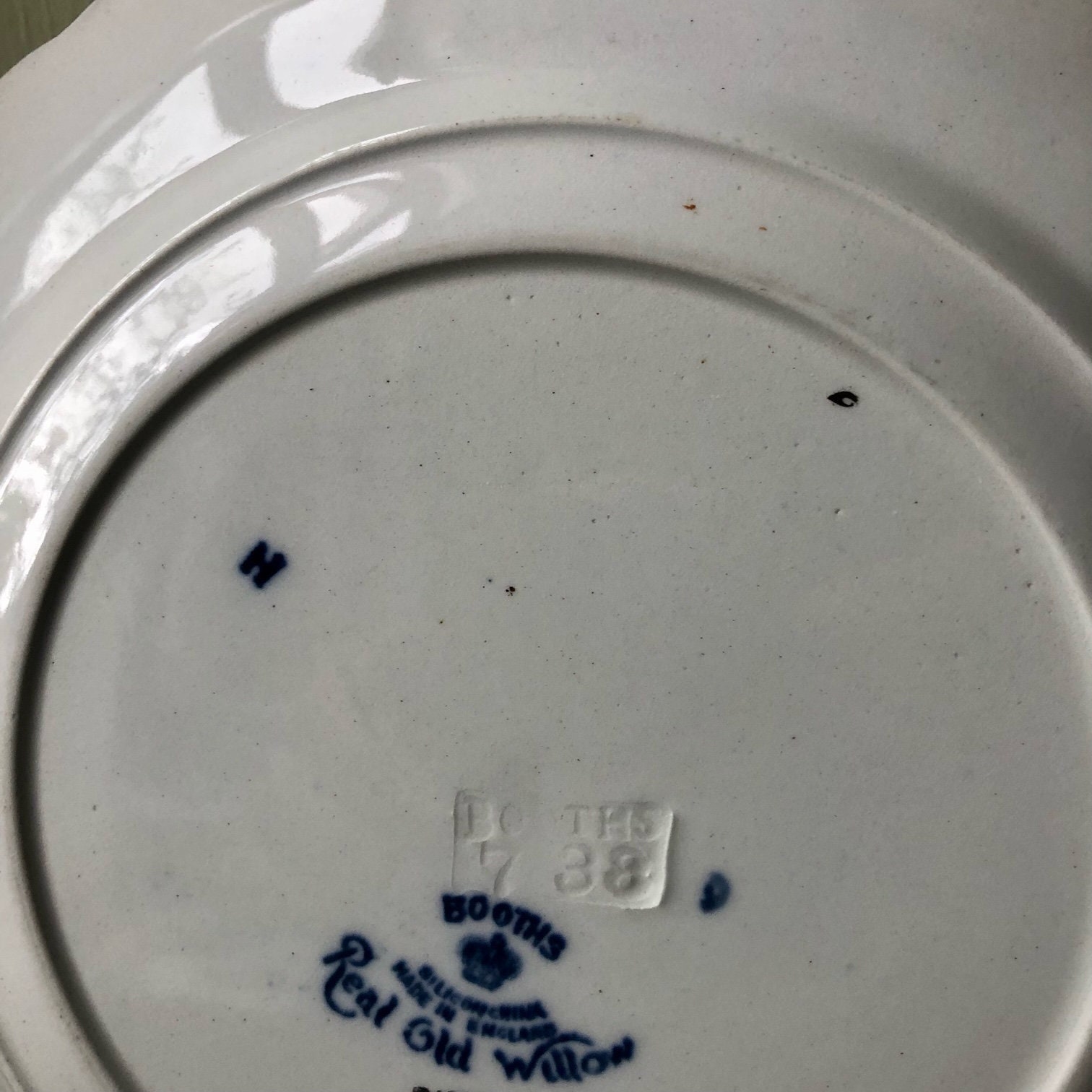 Booths real Old Willow Side Plates 9072 - Etsy