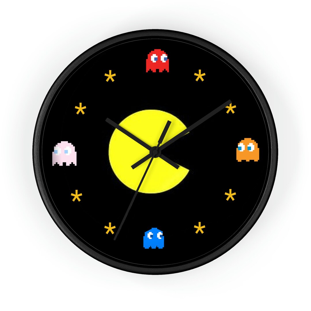 Vintage Pac Man Wall Clock - Etsy