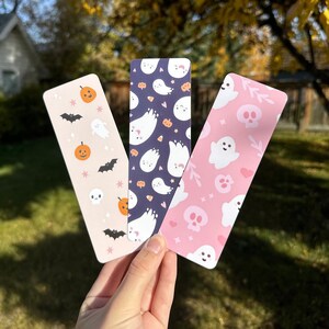 Spooky Bookish Bookmarks Bundle Pack of 3 | Cute Ghosties, Halloween ...