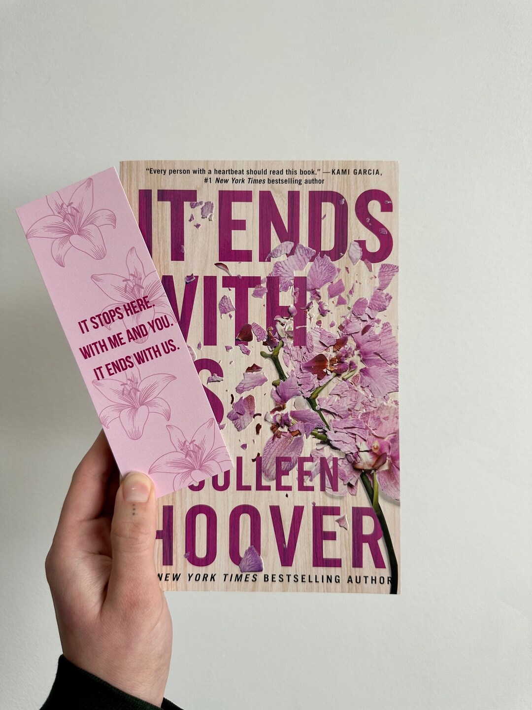 It Ends With Us Bookmark, It Stops Here With Me and You It Ends With Us ...