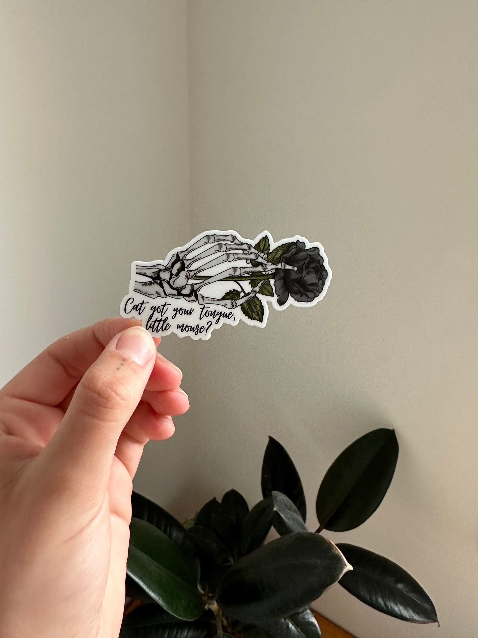 Cat Got Your Tongue, Little Mouse? Sticker, Haunting Adeline H.D ...