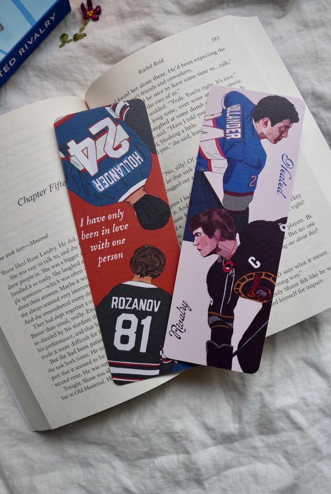 Linen Shane & Ilya Bookmarks - Etsy Canada