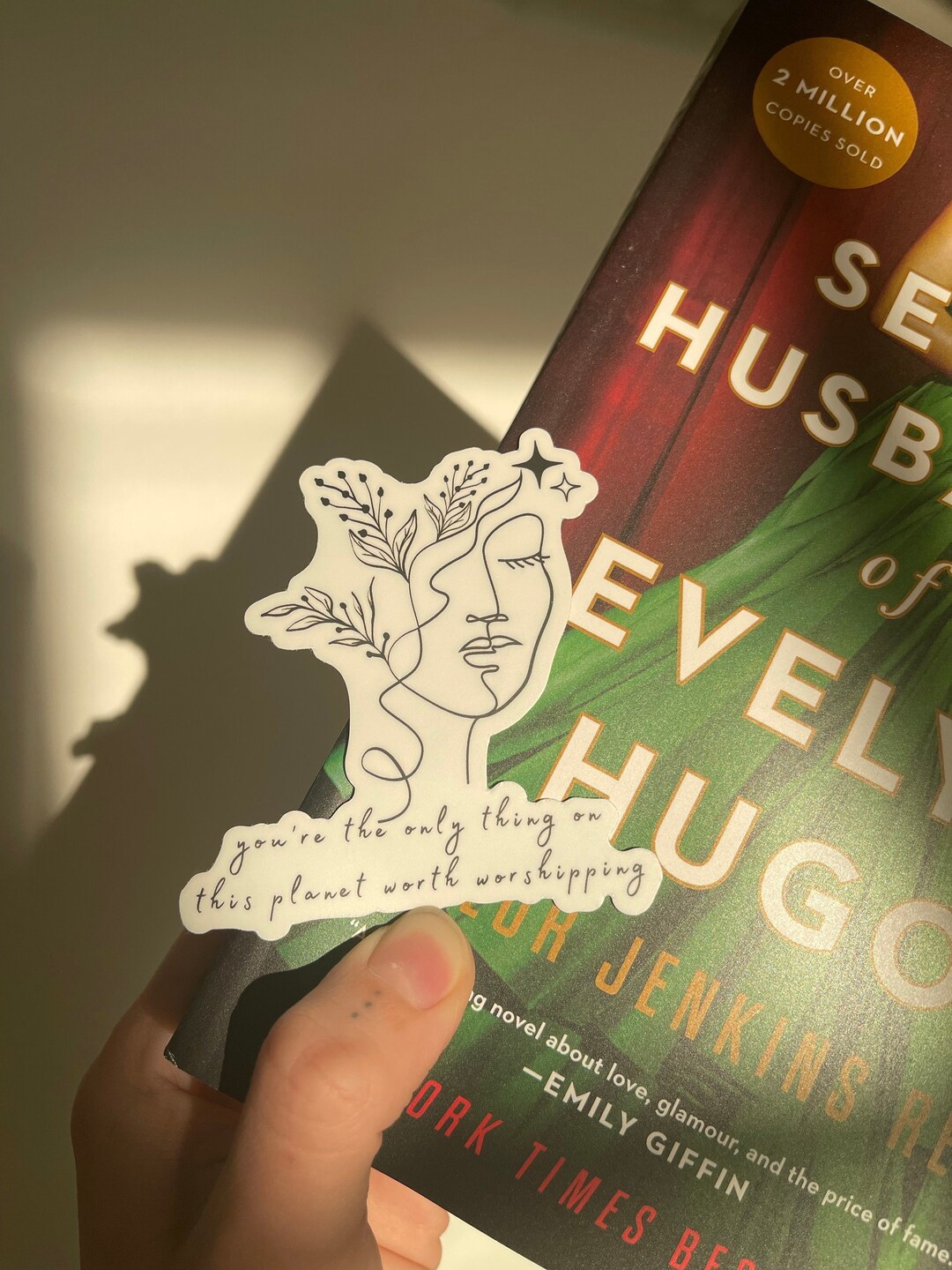 The Seven Husbands of Evelyn Hugo Sticker, You're the Only Thing on ...