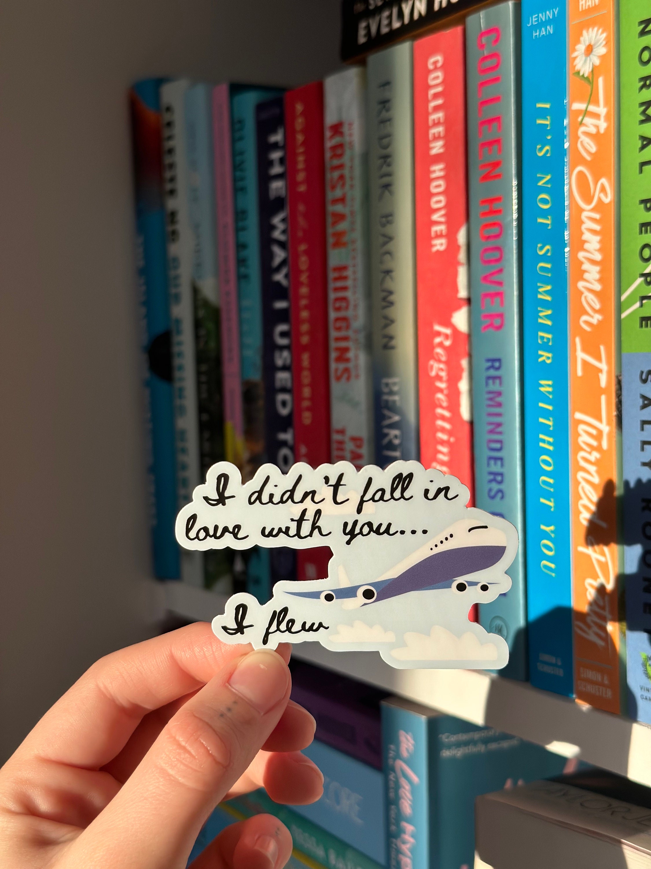 I Didn't Fall in Love With You I Flew Sticker, Ugly Love Sticker ...