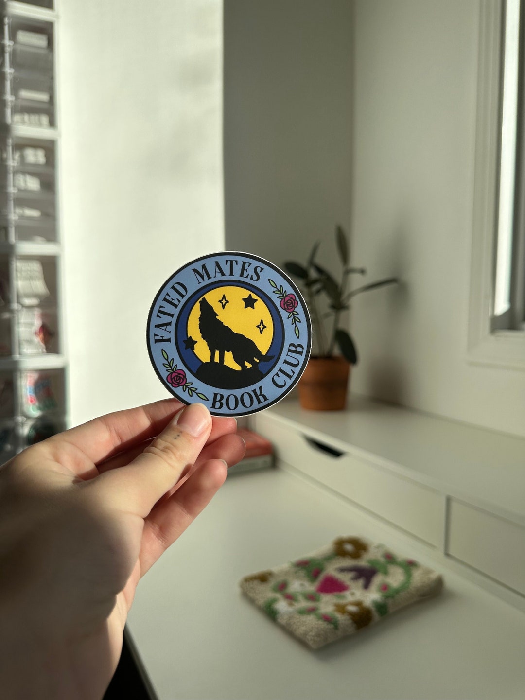 Fated Mates Book Club Sticker, Book Trope Stickers, Bookish Sticker ...