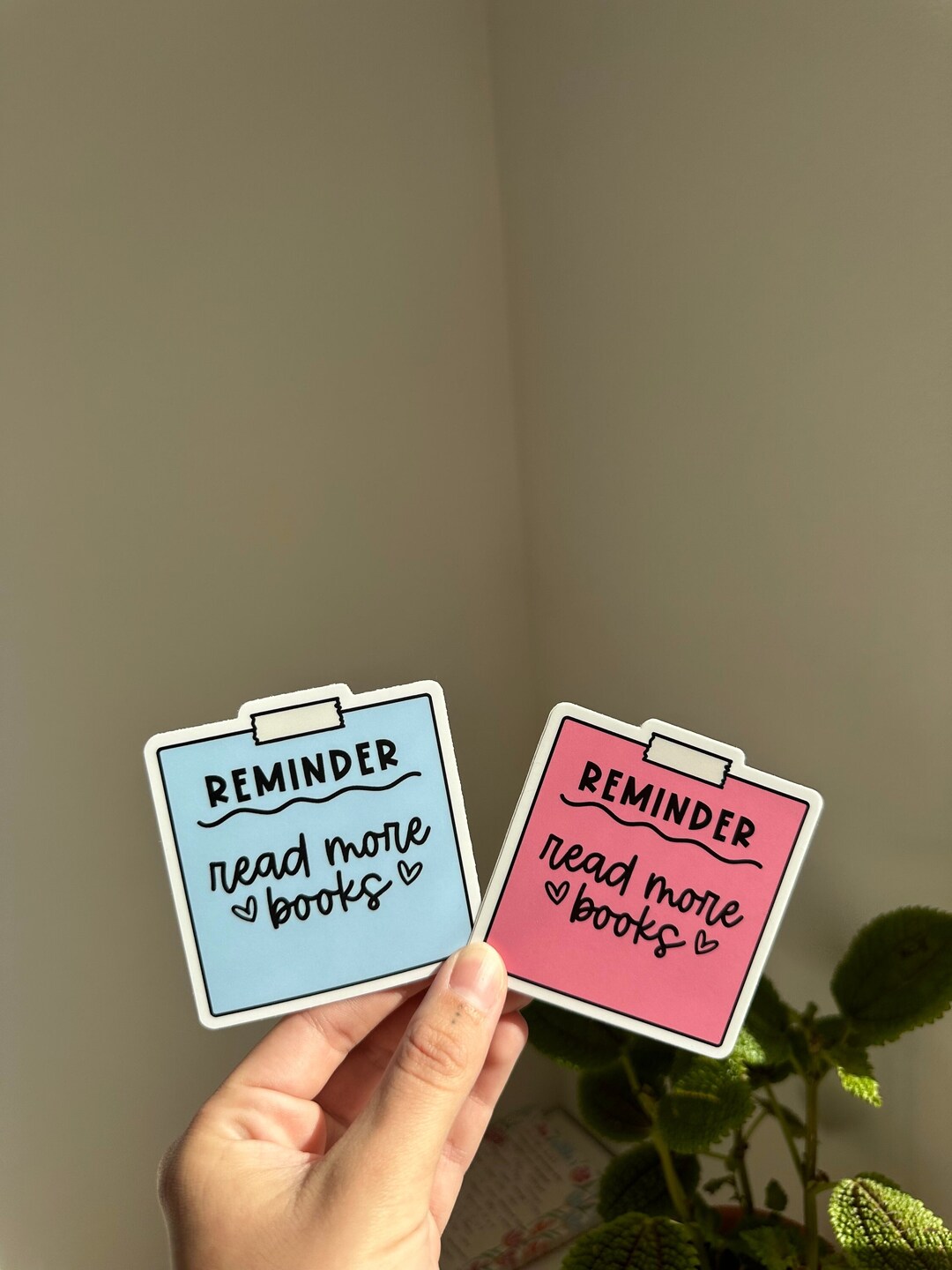 Reminder: Read More Books Sticker, Bookish Sticker, Reader Sticker ...
