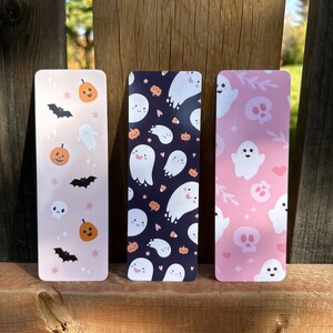 Spooky Bookish Bookmarks Bundle Pack of 3 | Cute Ghosties, Halloween ...