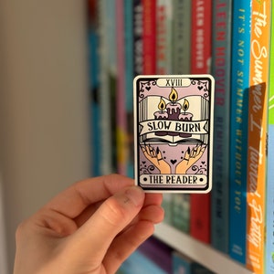 Slow Burn Sticker, the Reader Tarot Card Sticker, Slow Burn Trope ...