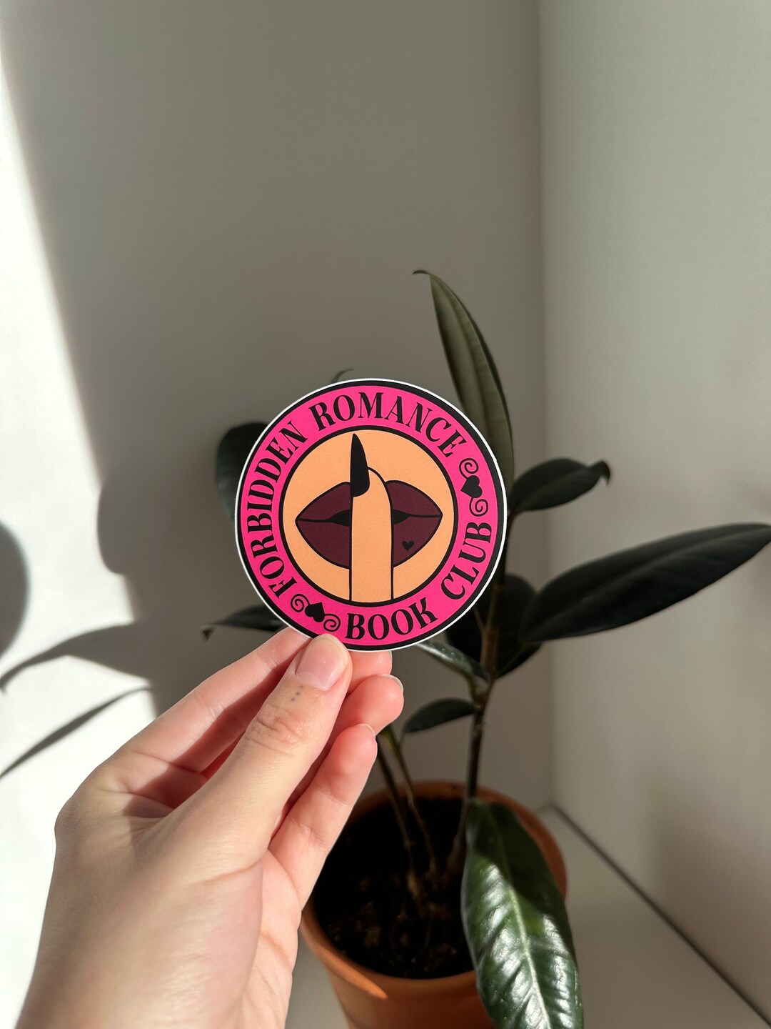 Forbidden Romance Book Club Sticker, Book Tropes Sticker, Bookish ...