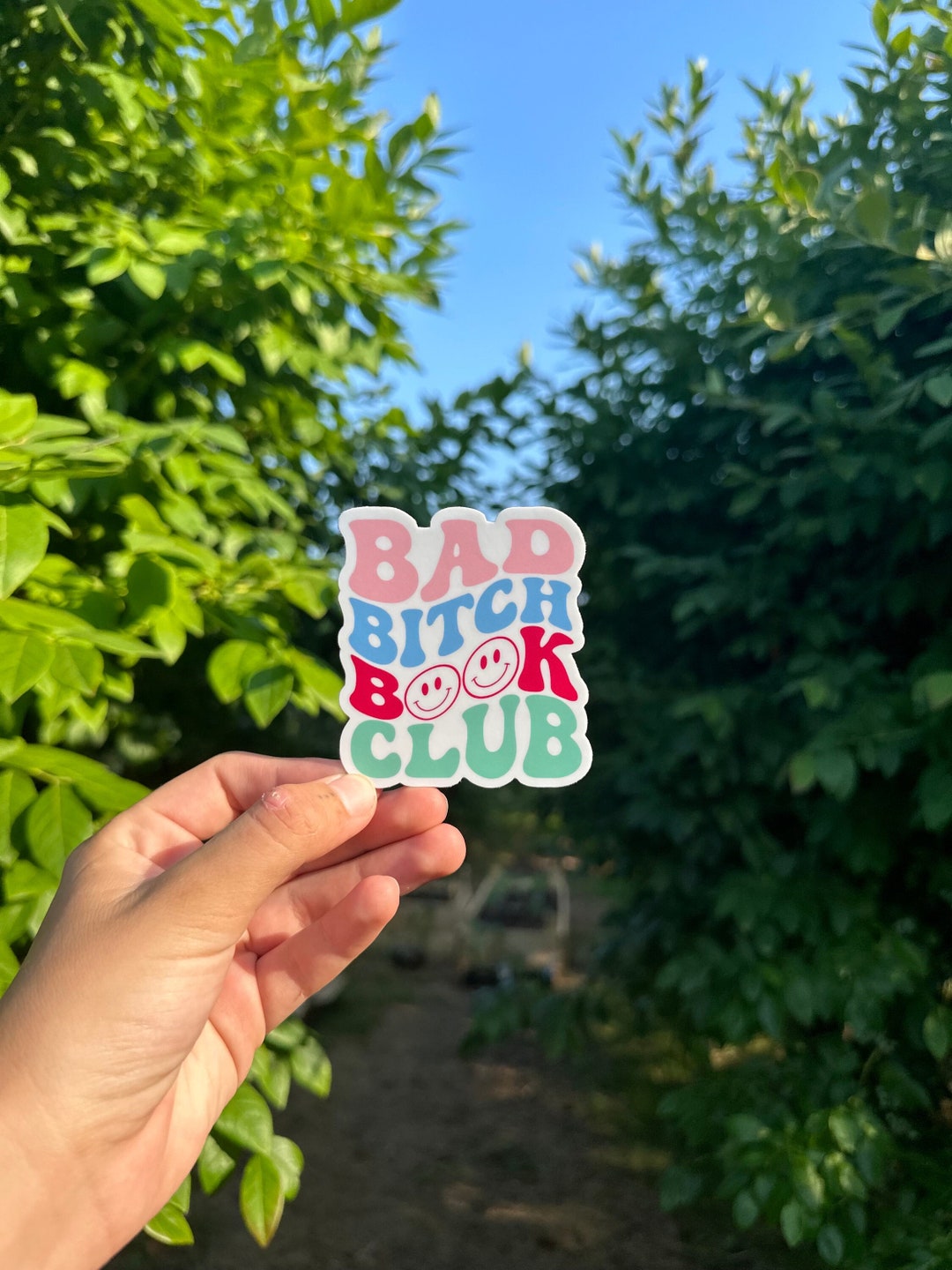 Bad Bitch Book Club Sticker, Reading Sticker, Cute Bookish Sticker ...