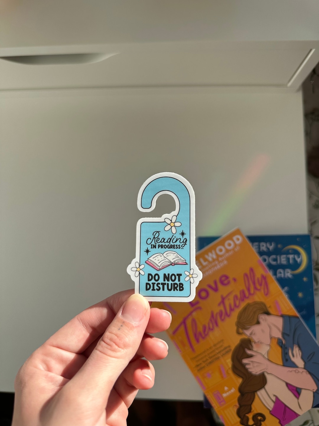 Reading in Progress... Do Not Disturb Sticker, Book Lovers Sticker ...