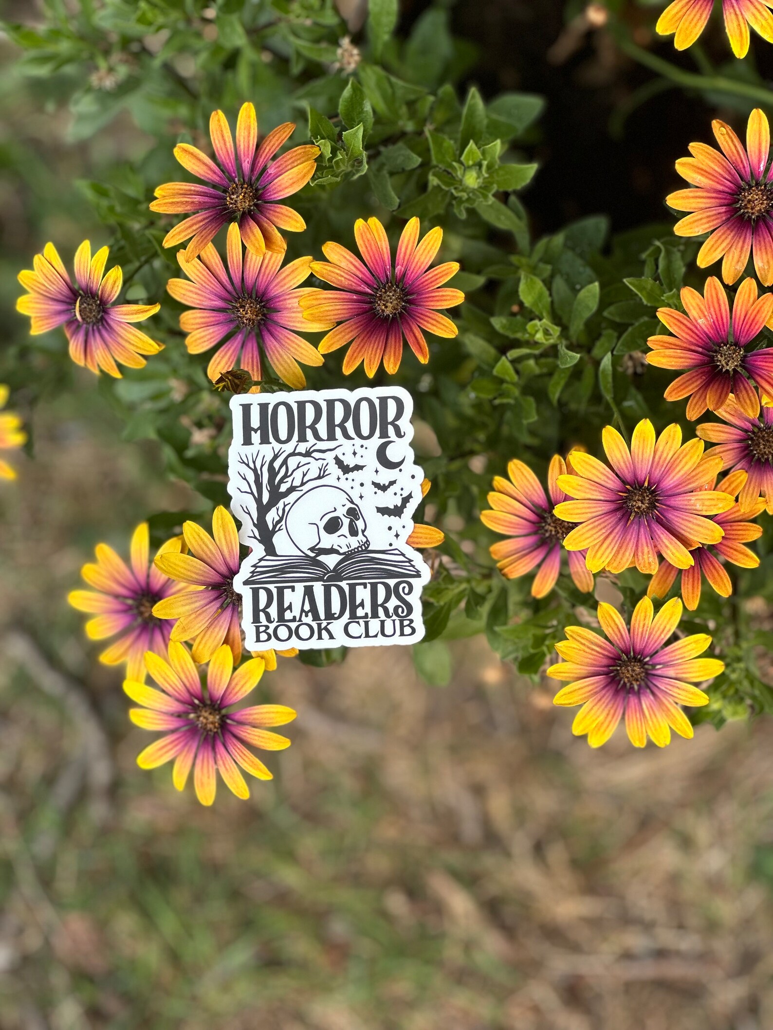 Horror Readers Book Club Sticker, Thriller Book Club, Psychological ...