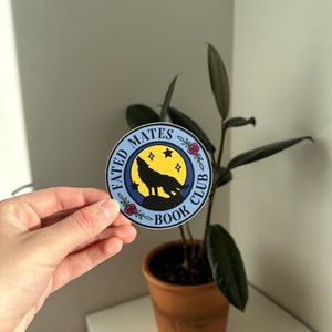 Fated Mates Book Club Sticker, Book Trope Stickers, Bookish Sticker ...