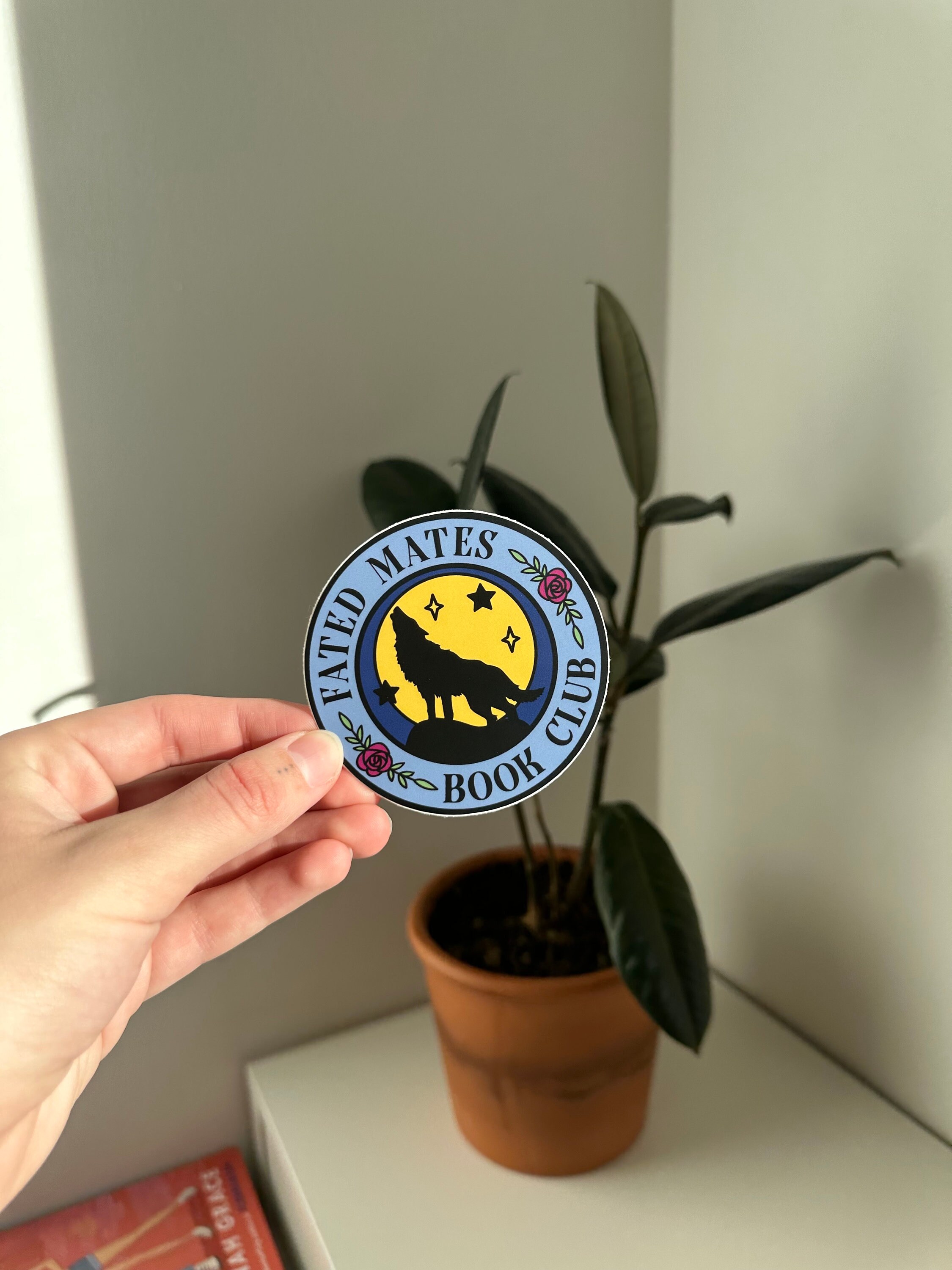 Fated Mates Book Club Sticker, Book Trope Stickers, Bookish Sticker ...