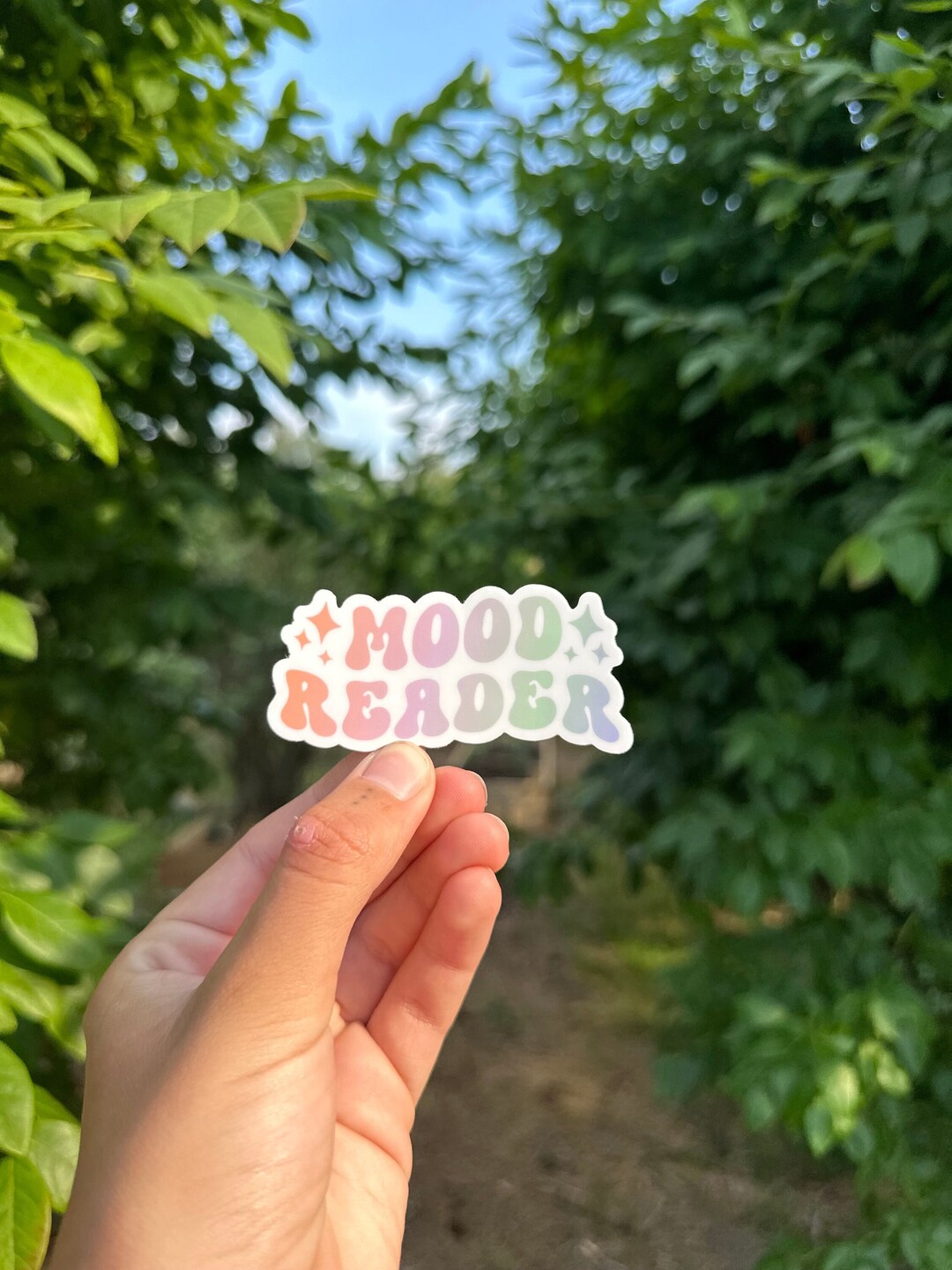 Mood Reader Sticker, Reading Sticker, Cute Bookish Sticker, Book Lovers ...