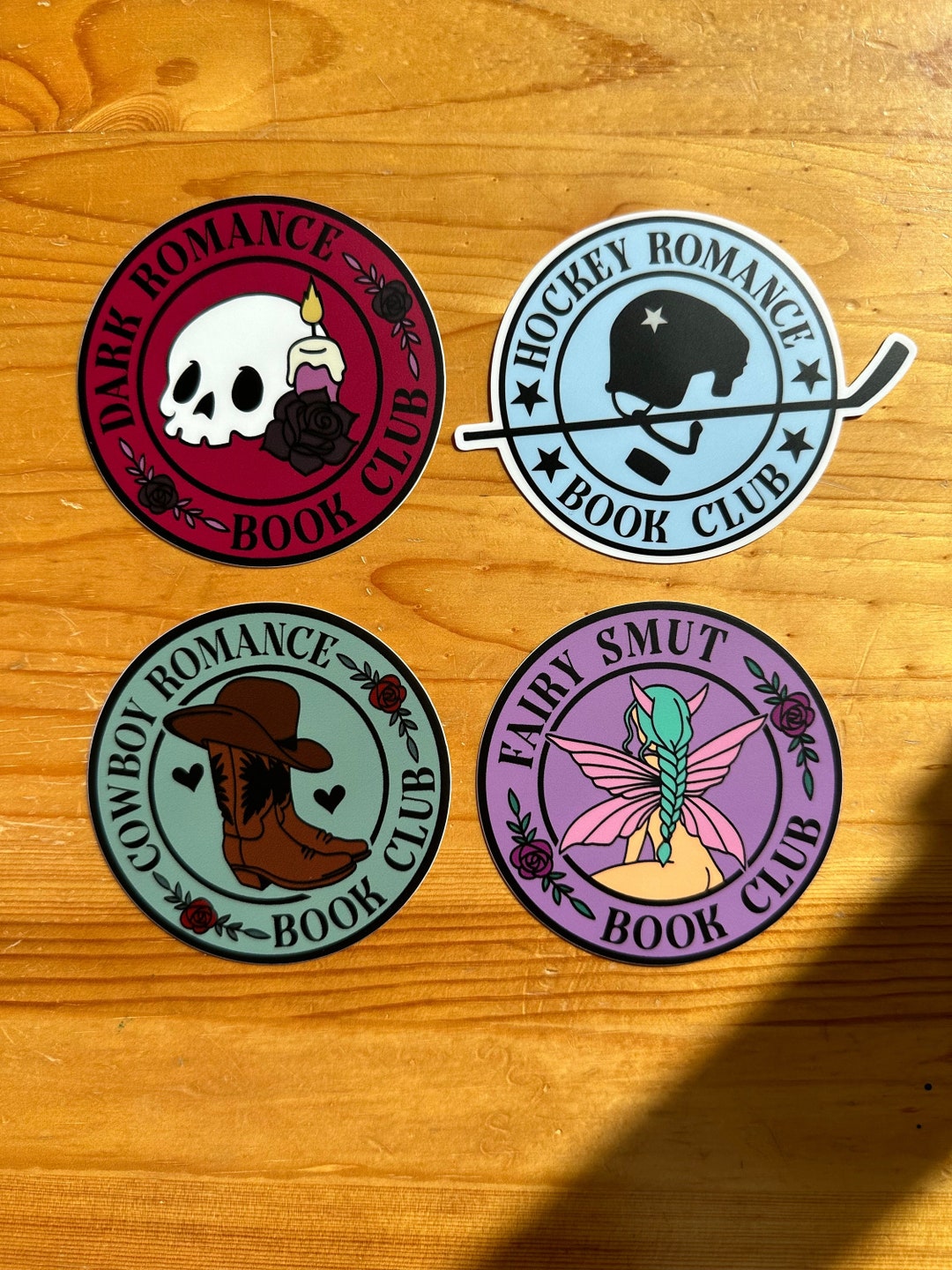Book Club Sticker Bundle Pack, Cowboy Romance, Dark Romance Sticker ...