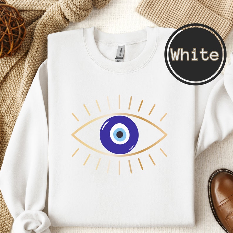 Evil Eye Sweatshirt, Turkish Evil Eye, Evil Eye Tee, Evil Eye Shirt ...