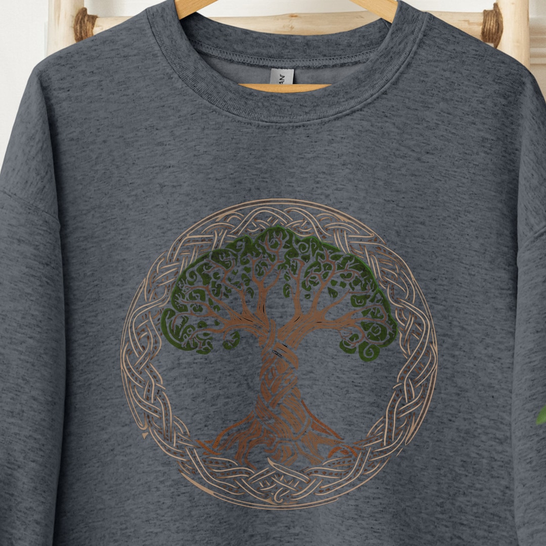 Tree of Life Sweatshirt Pullover, Yoga Gift, Loose Fitting Shirt for ...