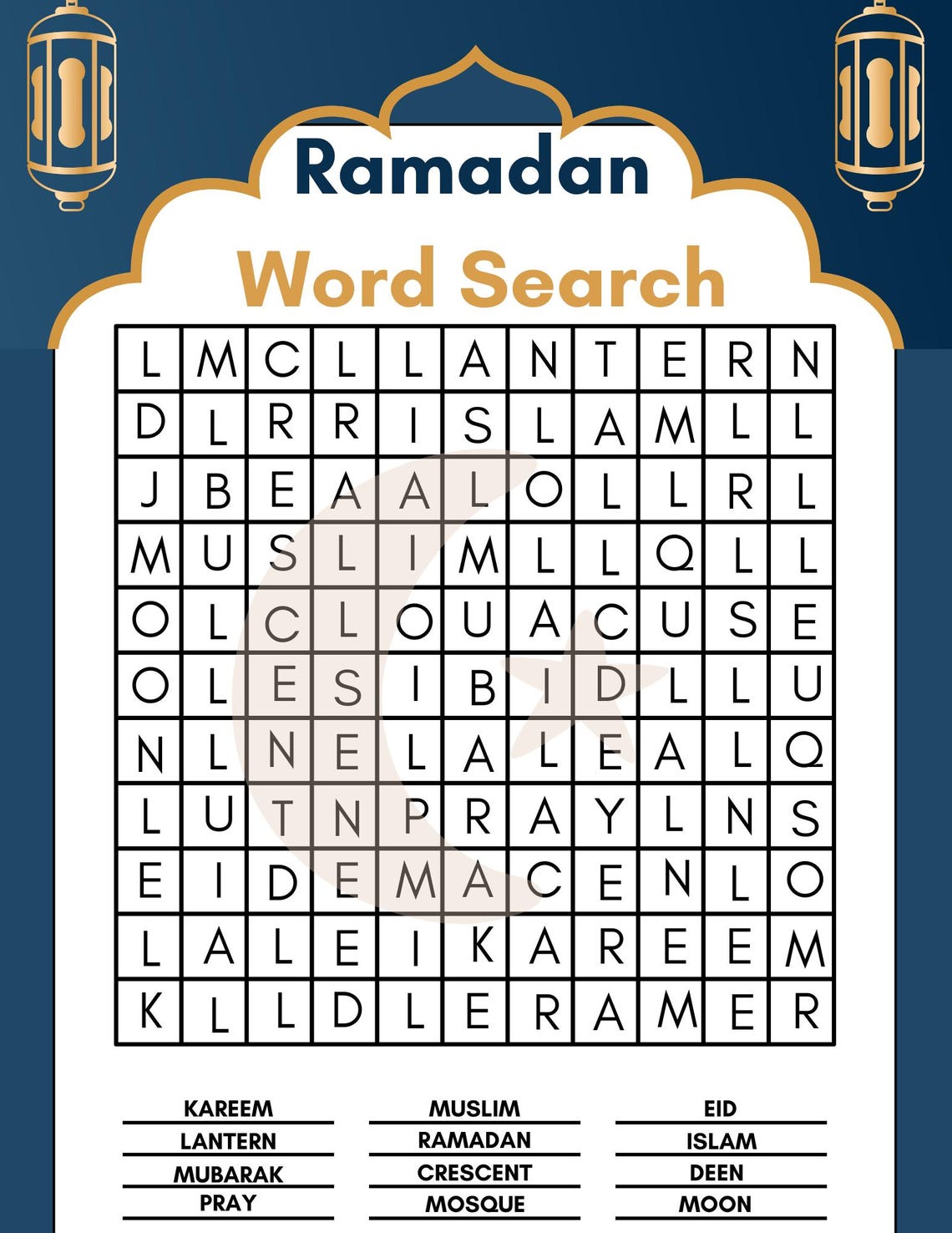 Ramadan and Eid Activity Kits for Kids - Etsy