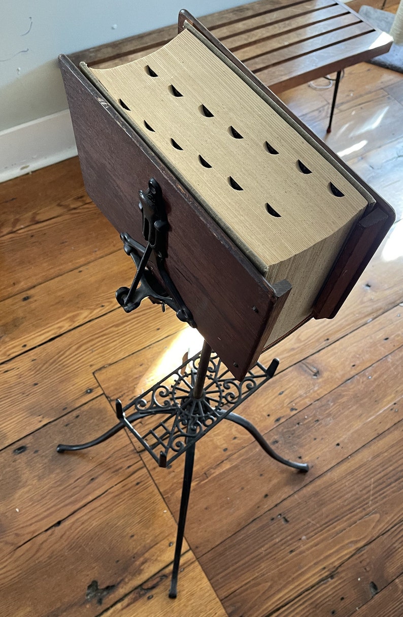 Rare Antique Victorian Lambie Cast Iron Dictionary Book Stand - Etsy