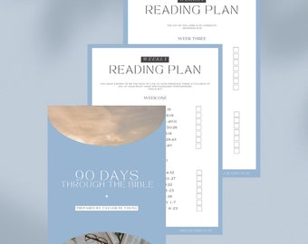 90 Day Bible Reading Plan Printable Reading Plan Read the Bible Bible ...