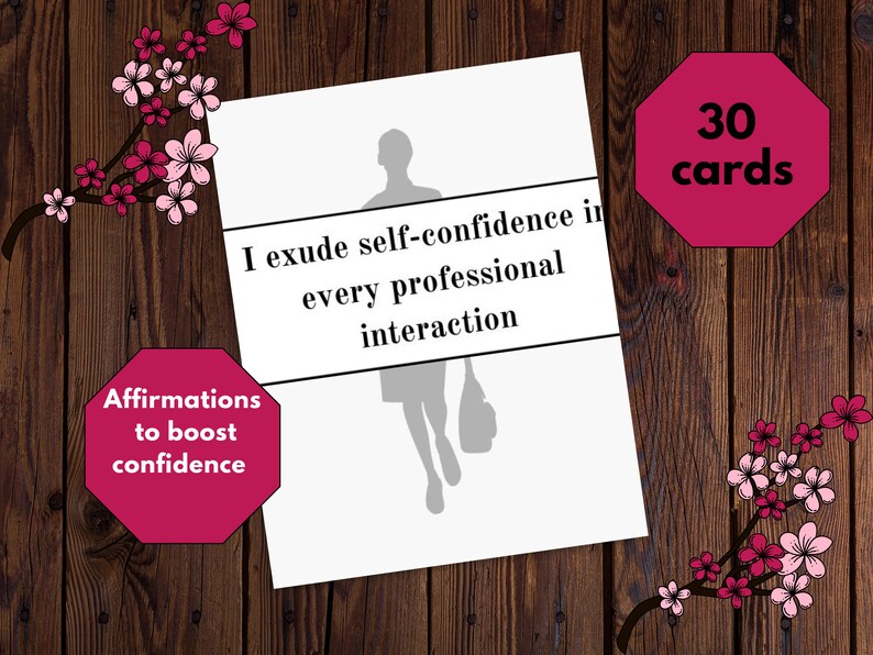 60 Positive Printable Affirmation Cards for Career Driven - Etsy