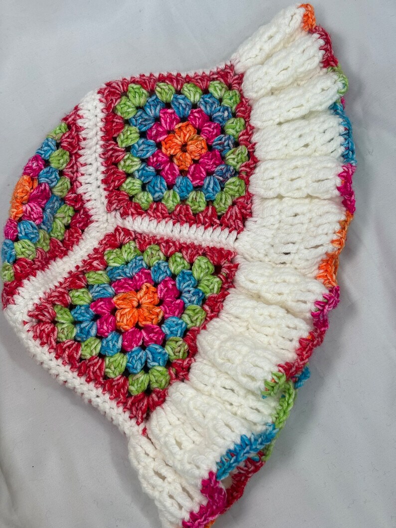 Granny Square Bucket Hat - Etsy