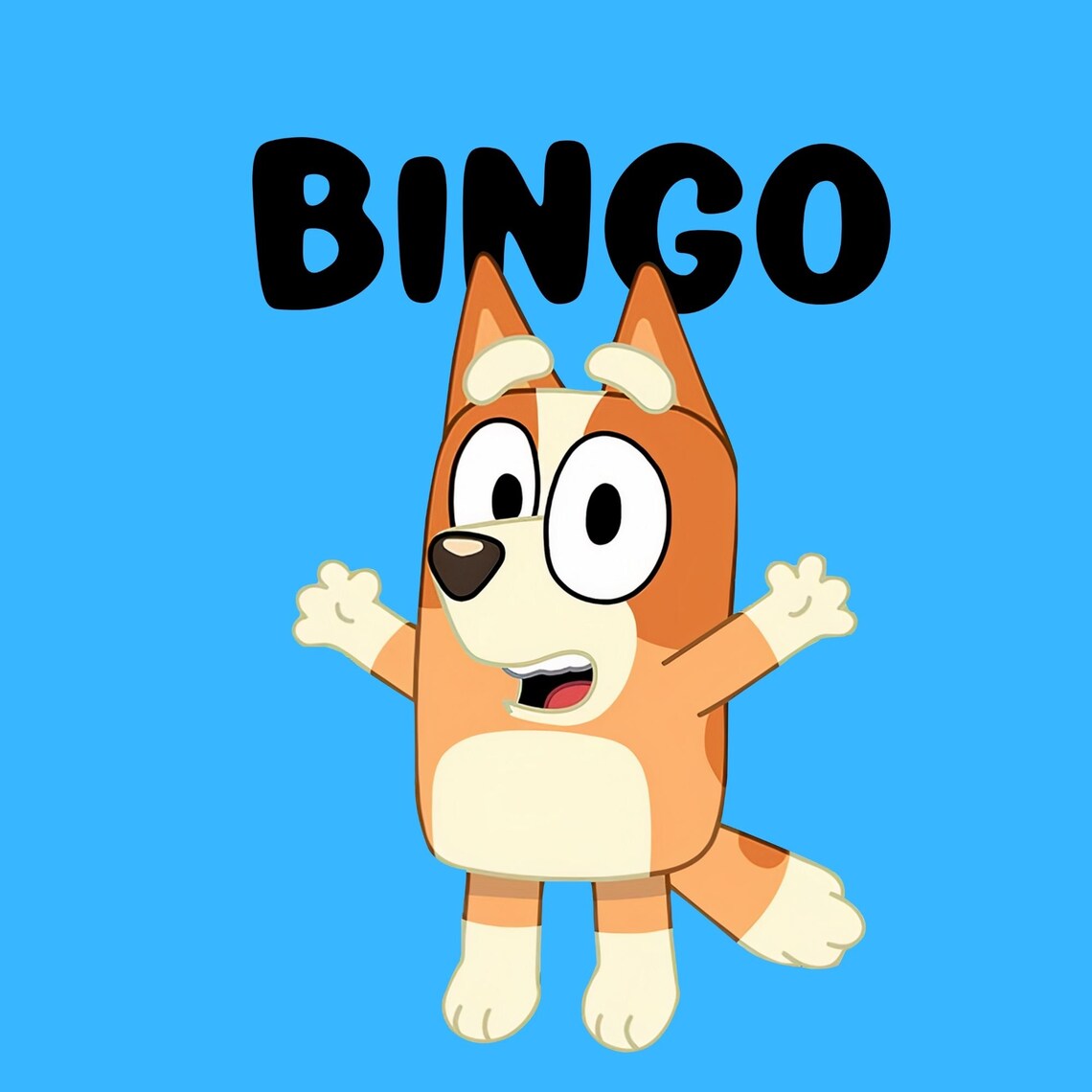 Bluey Wall Art Collection - Set of 4 - Colorful Kids Room Decor - Etsy