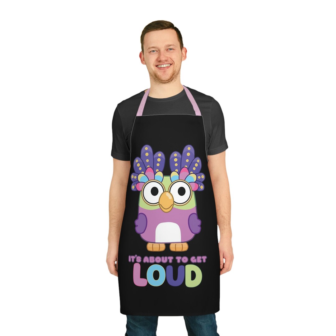 Chattermax Bluey - It's About to Get Loud Apron (AOP)- OOTW - Etsy