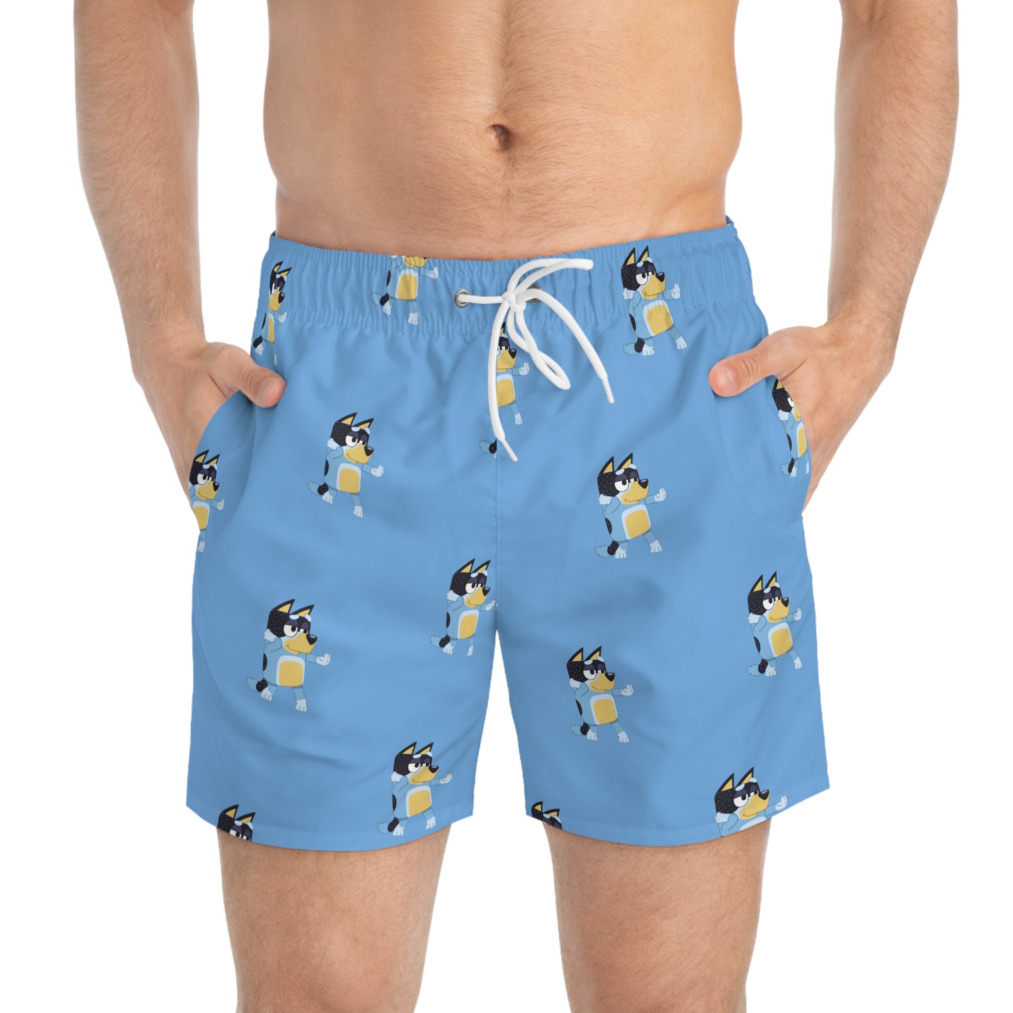 Bandit Bluey Pattern Swim Trunks (AOP) -OOTW - Etsy