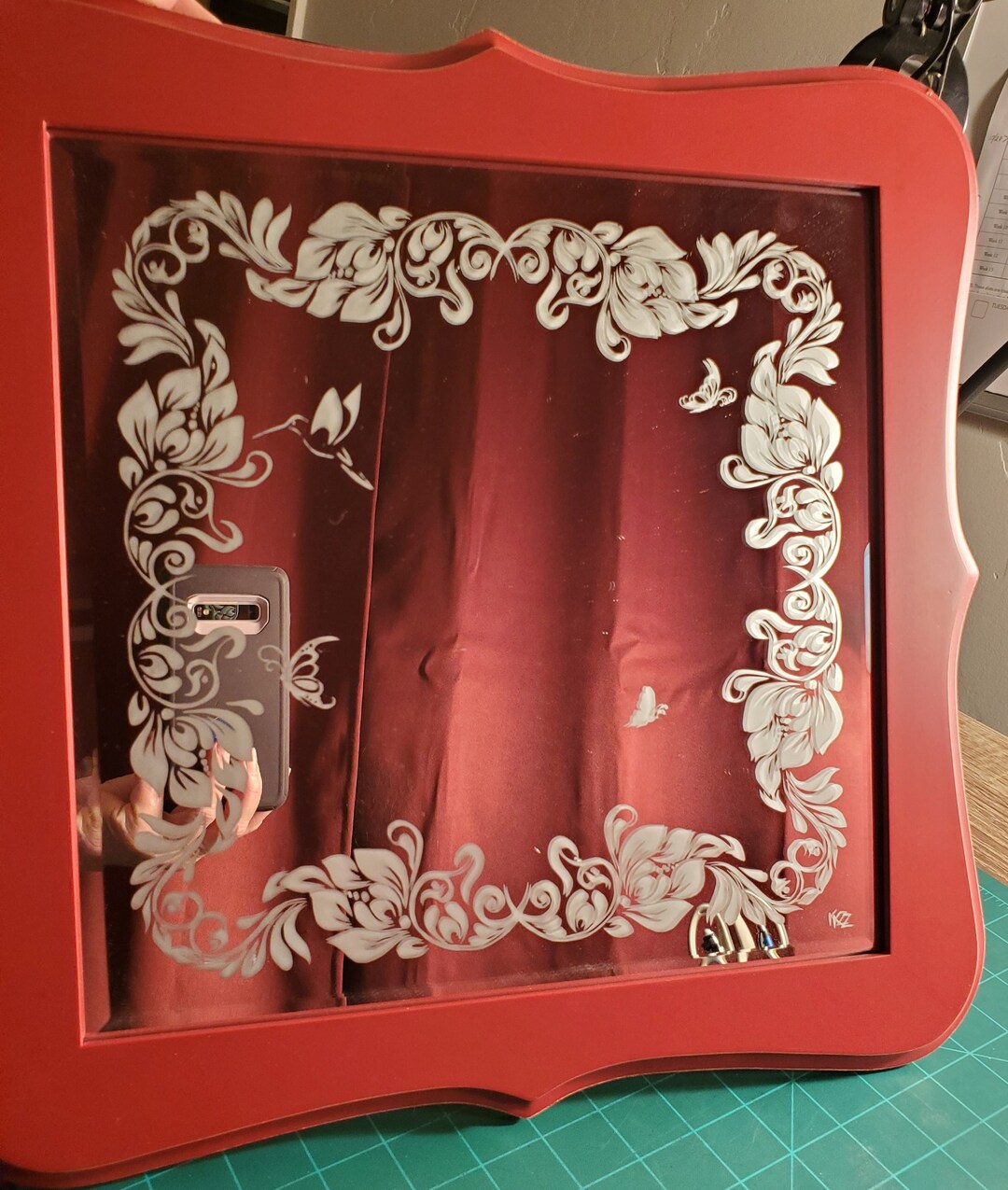 Mirror Etching by Hand - Etsy