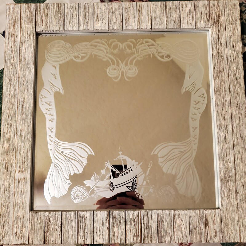 Mermaid Wall Mirror - Etsy