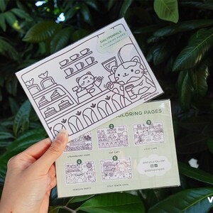 Animal Coloring Page Variety Pack | 5 Pages per Pack | Cute Animal ...