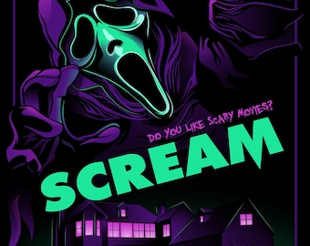 Scream Movie Poster Set Scream, Ghostface, Horror Movie, Scary Movie ...