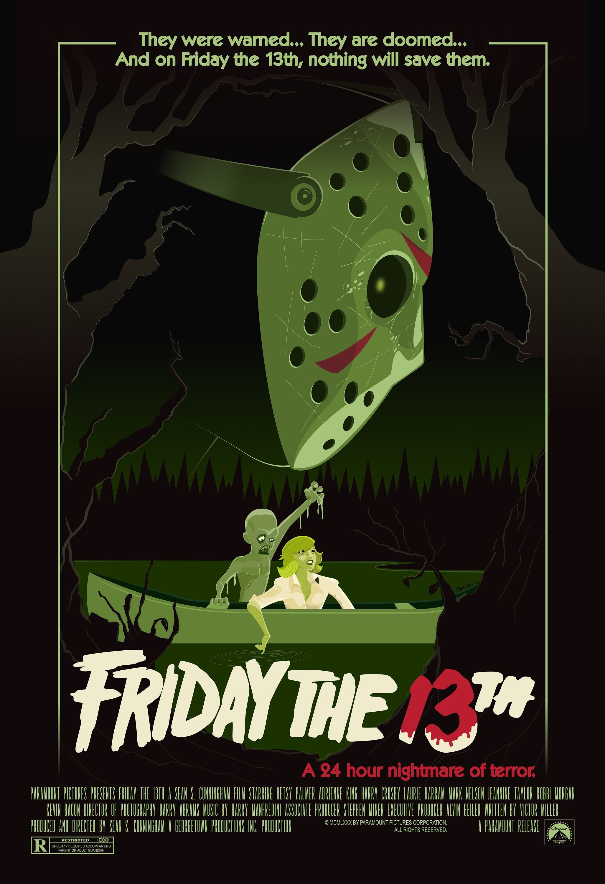 Friday the 13th Poster - Etsy
