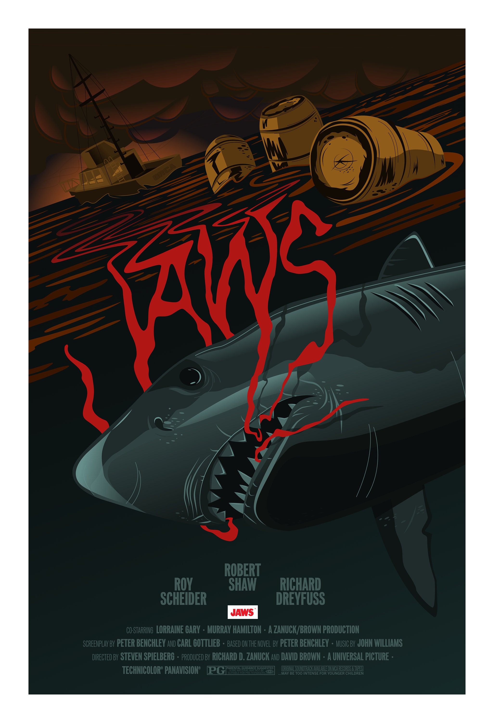 Jaws Poster - Etsy