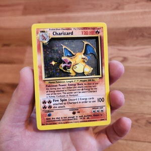 3D Charizard Card - Shadowbox - Etsy