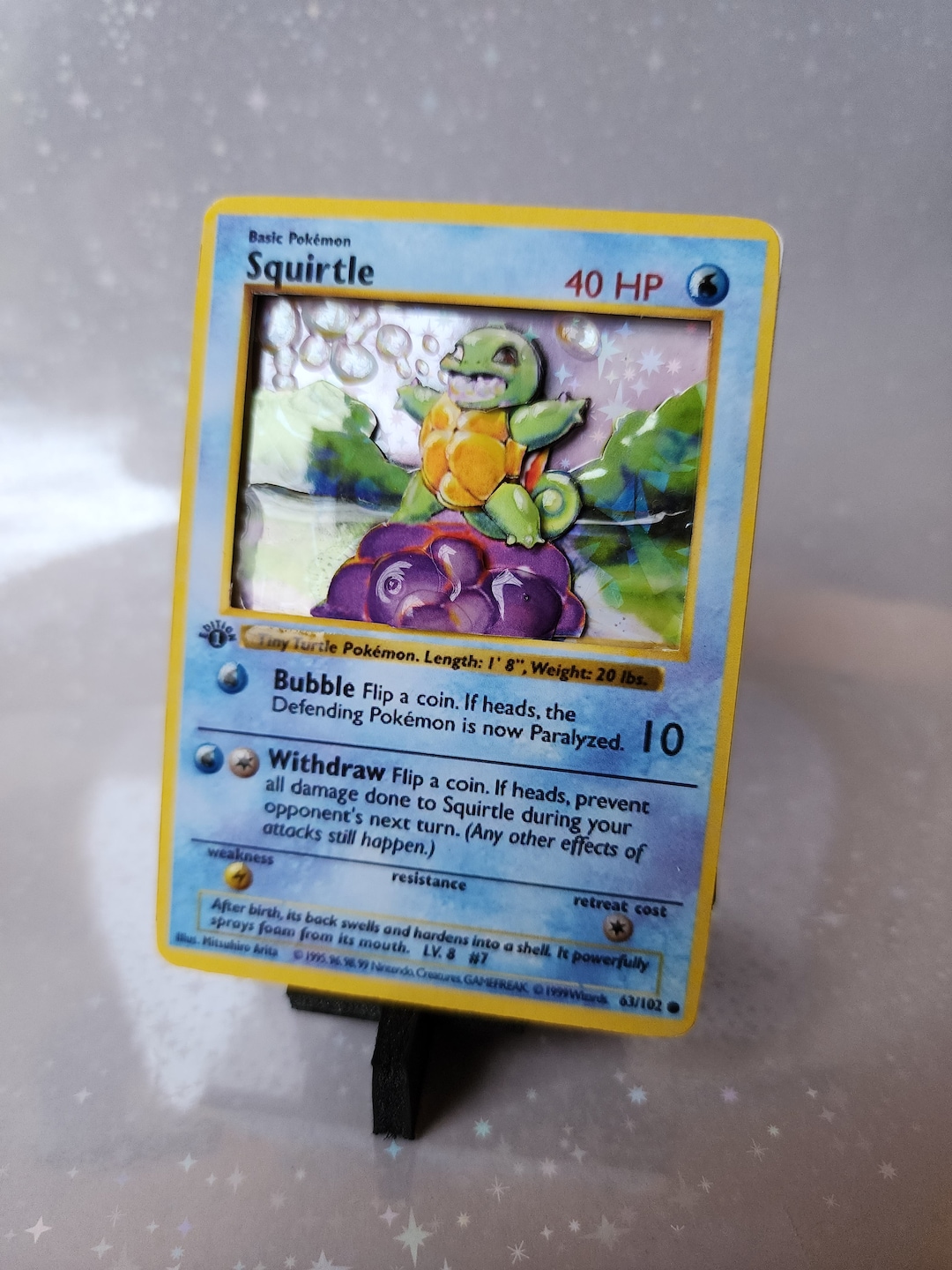 3D Pokemon Card - Detailed Paper Sculpture - Etsy