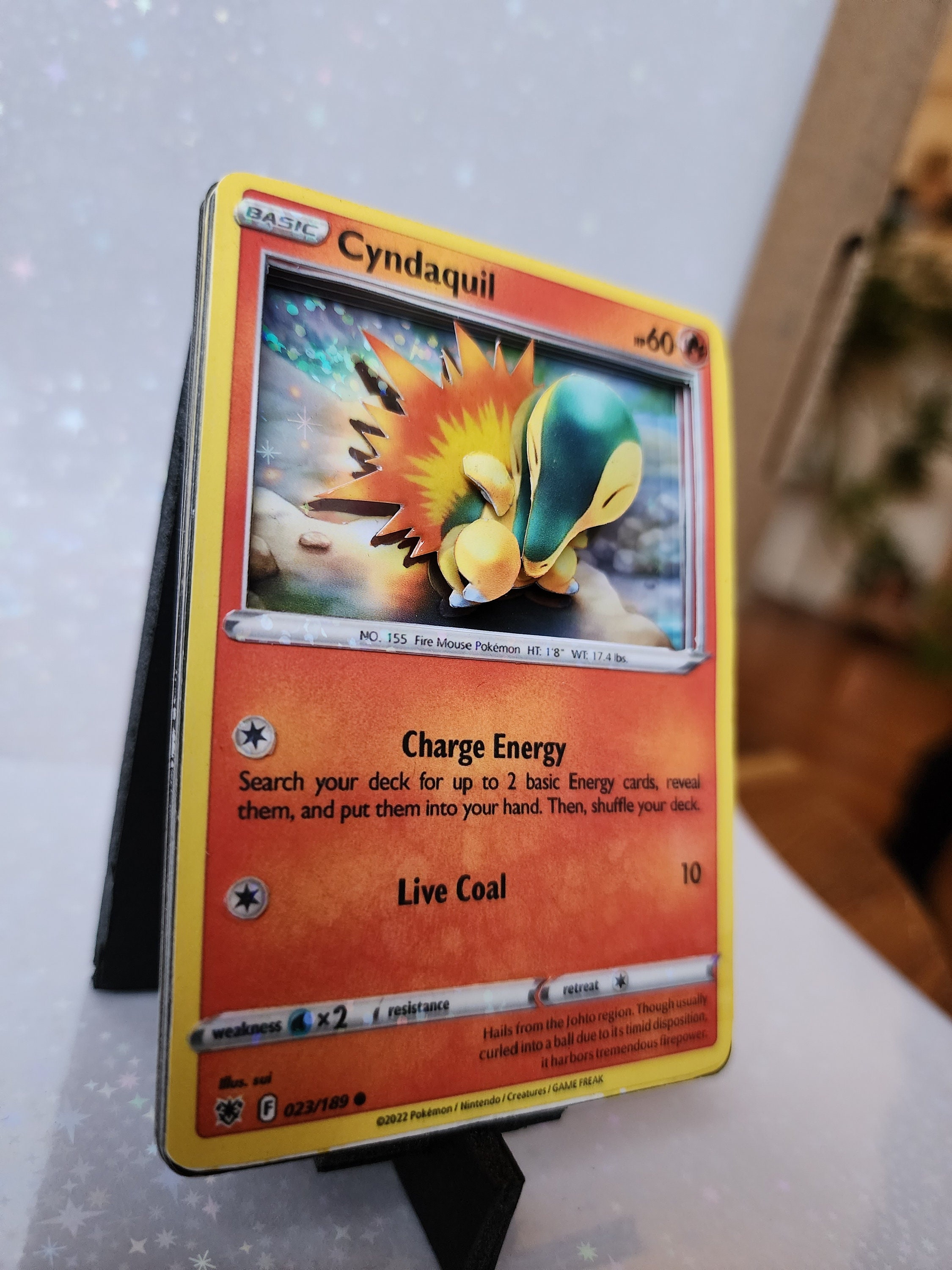 3D Pokemon Card Detailed Paper Sculpture - Etsy