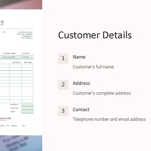 Invoice Template - Etsy