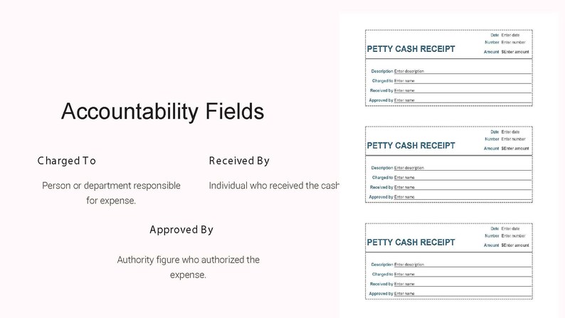 Petty Cash Receipt - Etsy