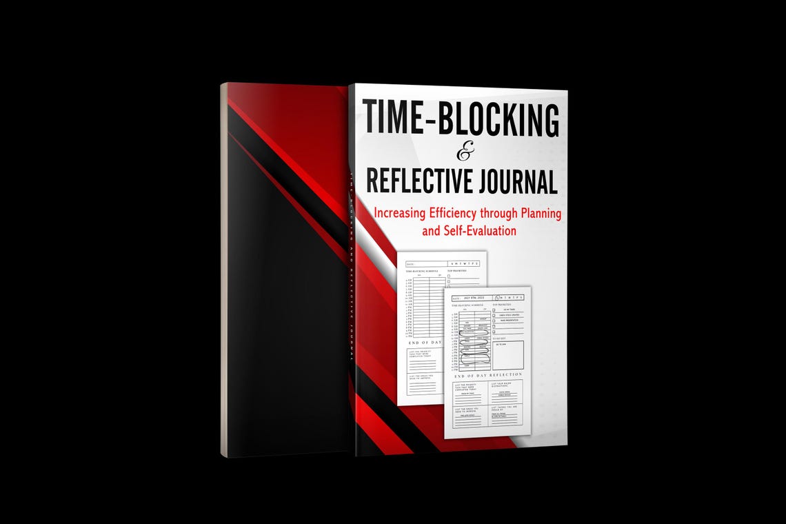 Time-blocking Journal - Etsy