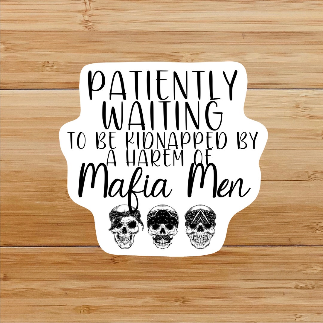 Mafia Men Sticker, Spicy Book Sticker, Gift Book Lover, Reading Sticker ...