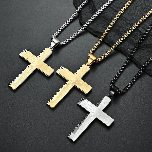 Cross Necklace - Etsy